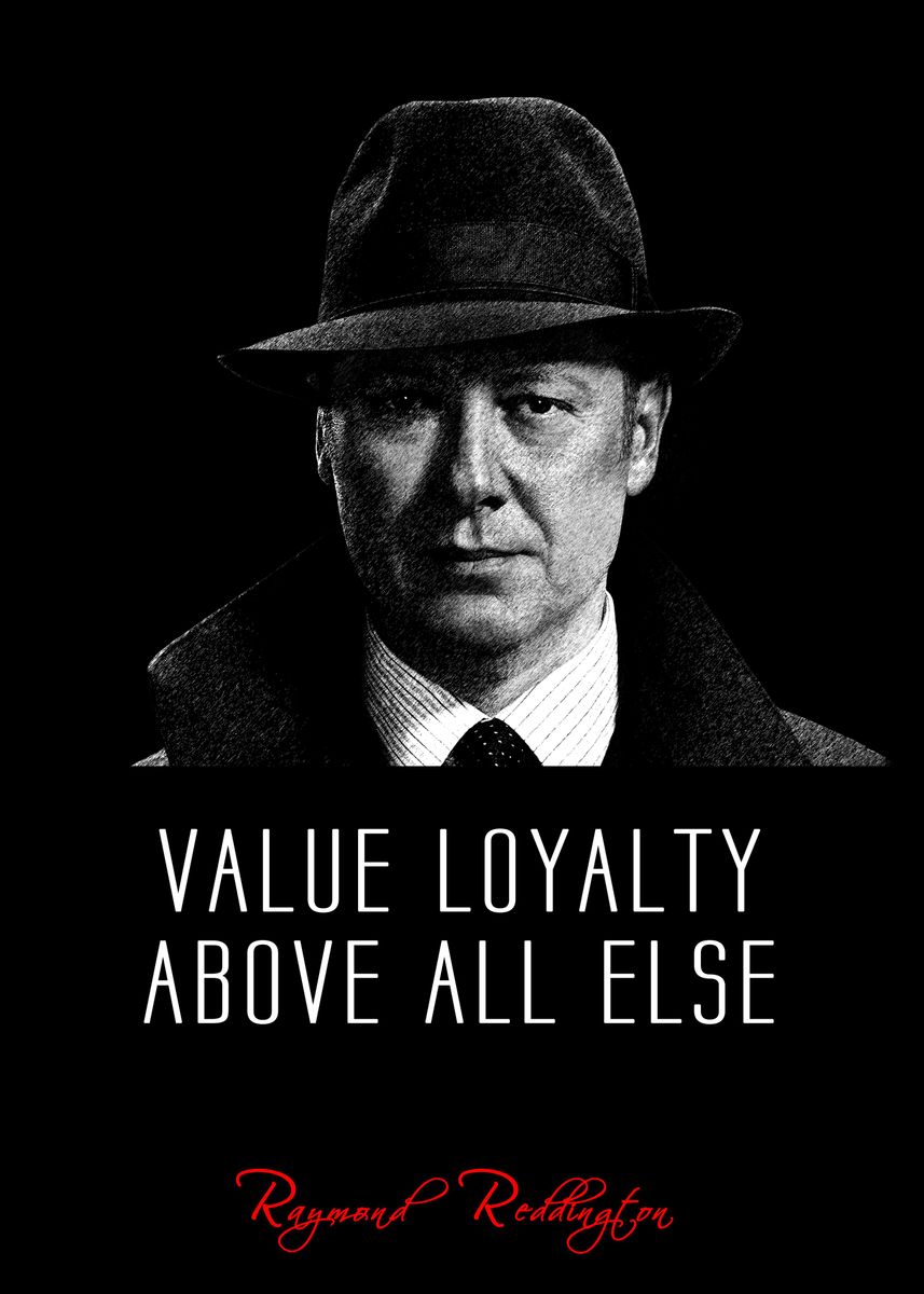 'Raymond Red Reddington' Poster, picture, metal print, paint by ...