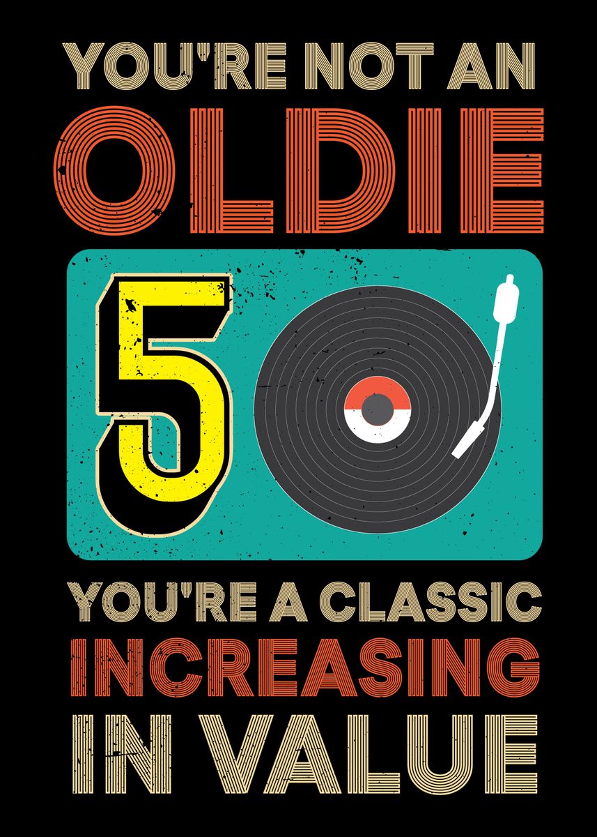 'Oldie August 1970' Poster, picture, metal print, paint by Robert ...