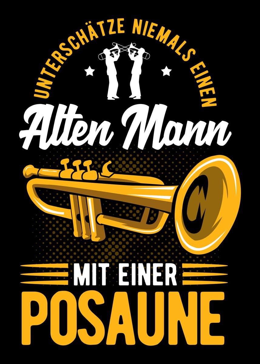 'trombone' Poster by Hexor | Displate