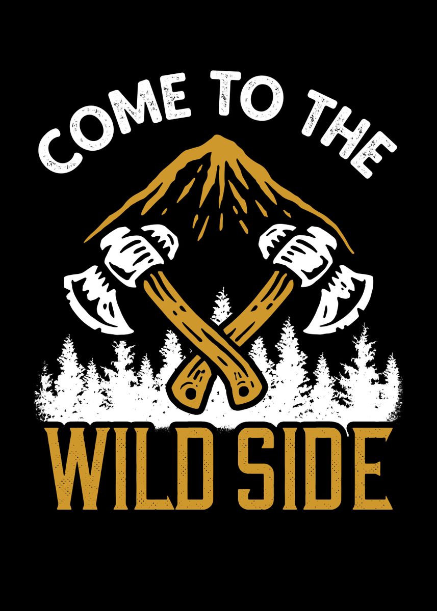 'Come to the Wild Side' Poster, picture, metal print, paint by Foxxy ...