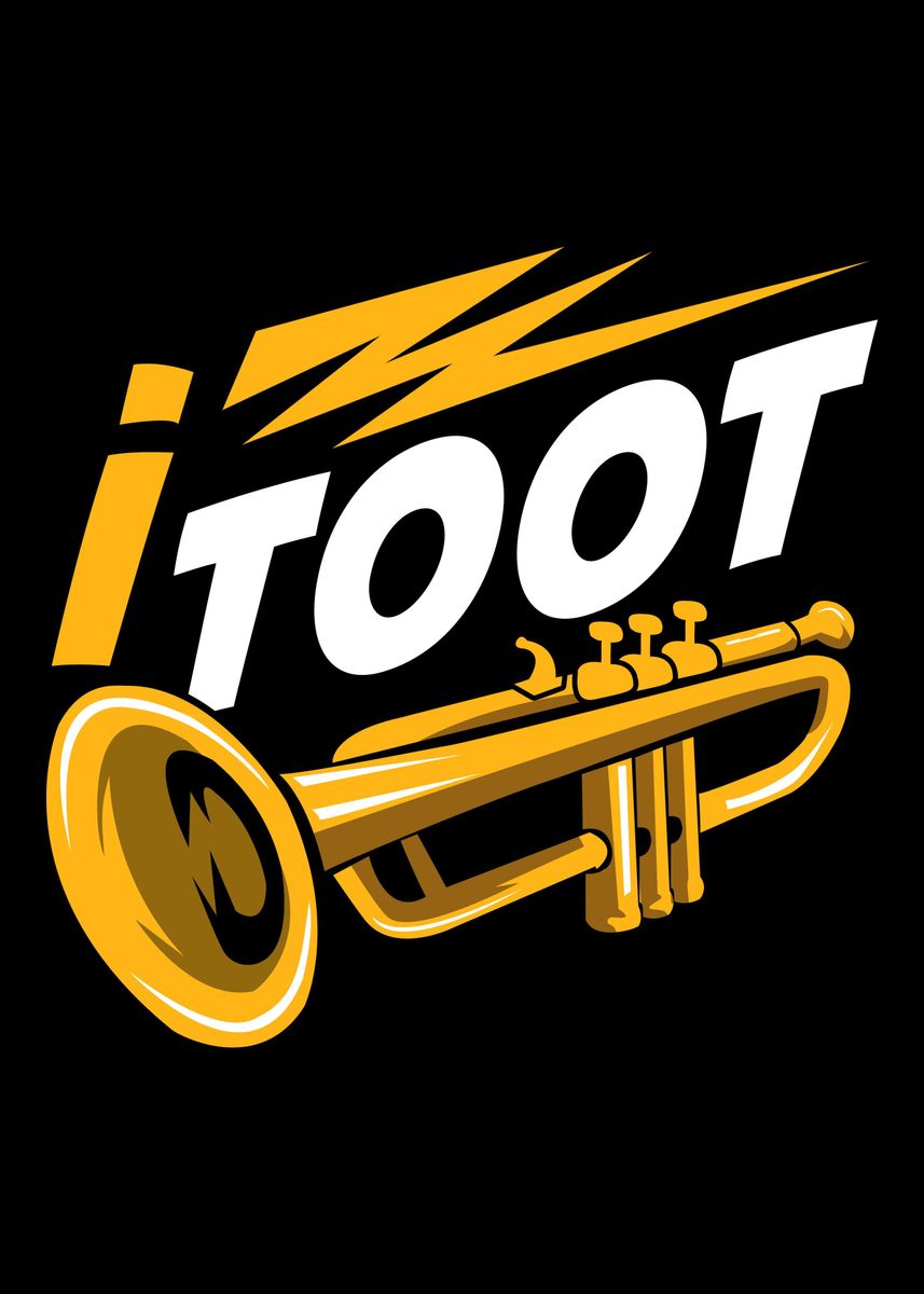 'trombone' Poster, picture, metal print, paint by Hexor | Displate