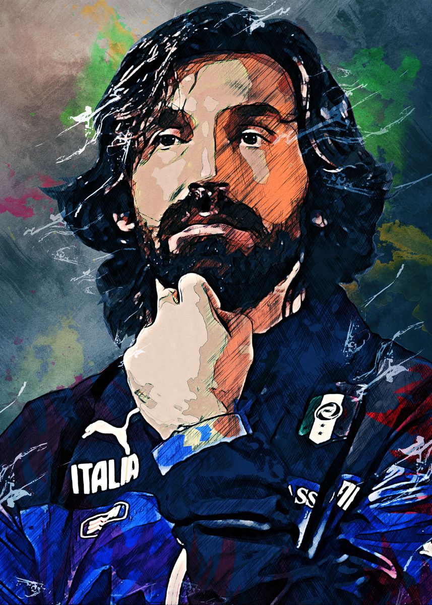 'PIRLO' Poster, picture, metal print, paint by MoveUp | Displate