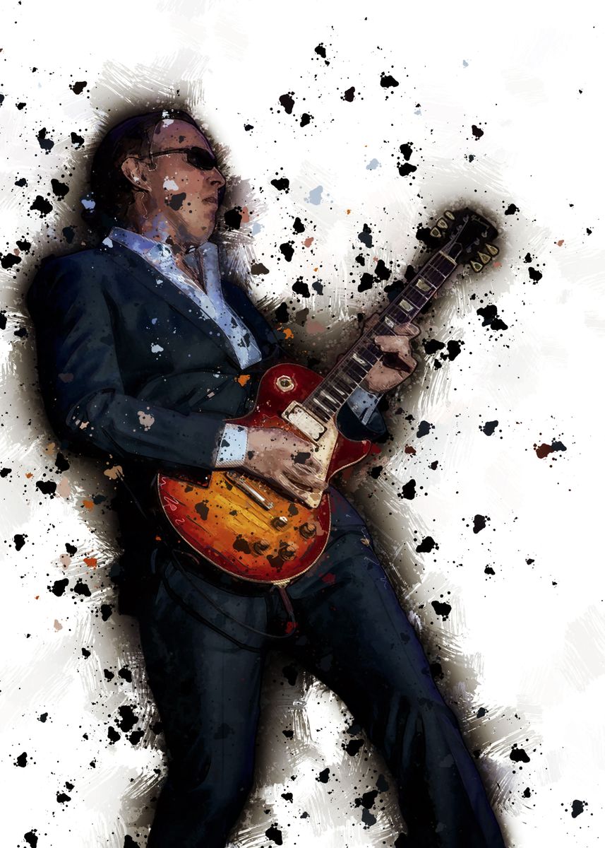 'Joe Bonamassa' Poster, picture, metal print, paint by HD TEAM | Displate