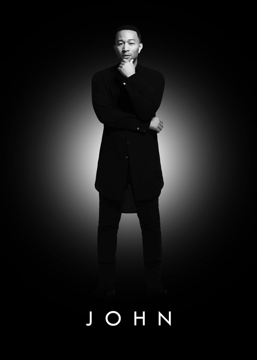'John Legend' Poster, picture, metal print, paint by Bo Kev | Displate