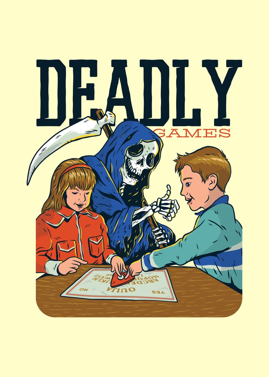 'Deadly Games' Poster by StonerPlates | Displate