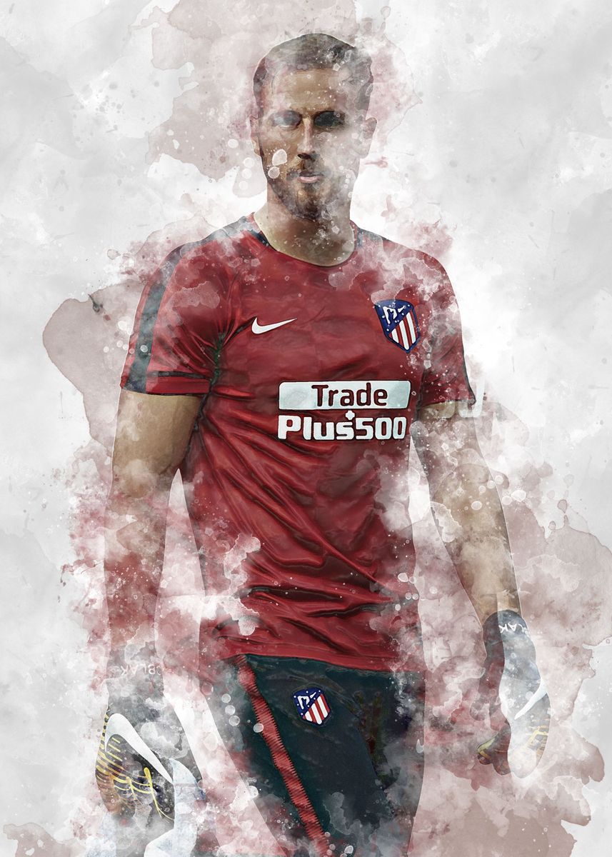 'Jan Oblak' Poster, picture, metal print, paint by Pierre Yeldell ...