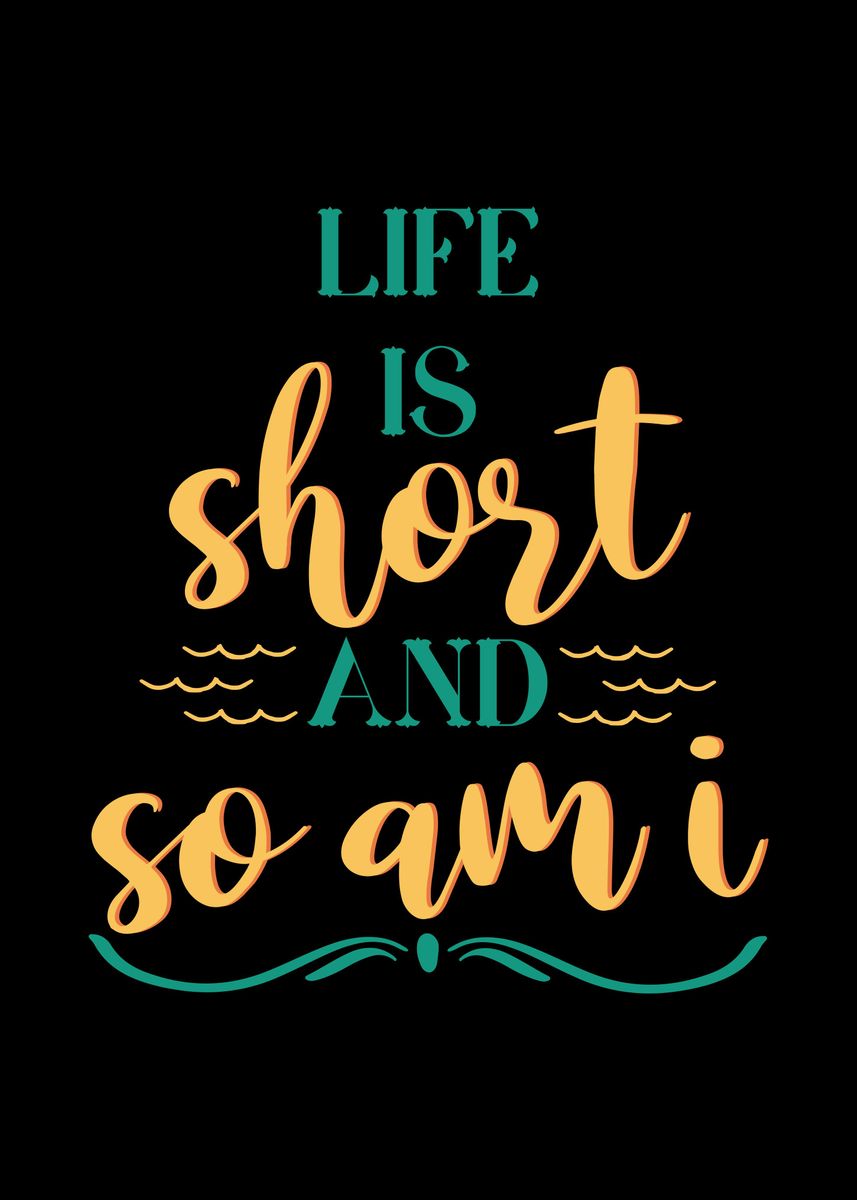 'Short' Poster, picture, metal print, paint by Baun Studios | Displate