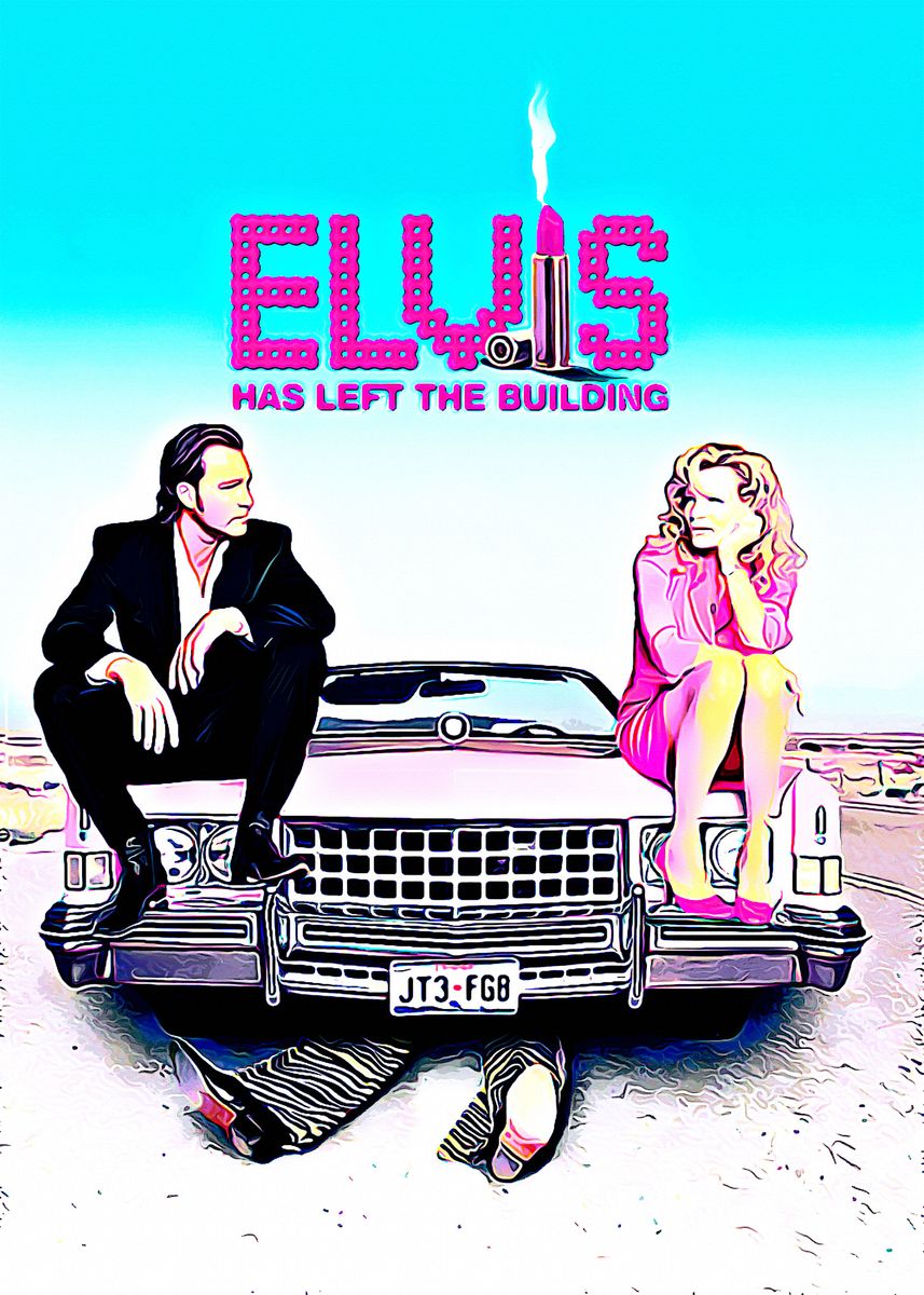 'Elvis Has Left The Buildin' Poster, picture, metal print, paint by ...