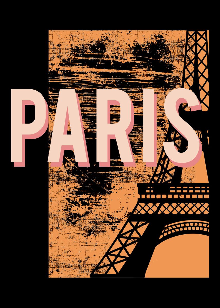 'Paris' Poster by John DonJoe | Displate