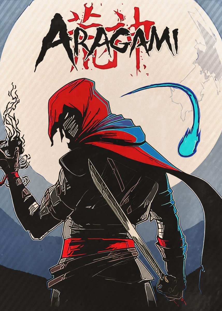 'Aragami' Poster, picture, metal print, paint by Rian setiadi | Displate