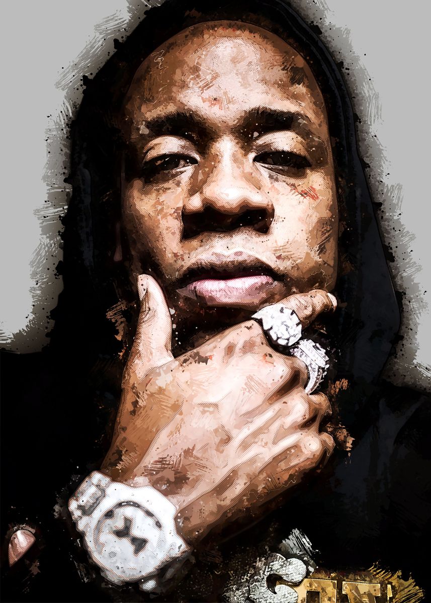 'Yo Gotti' Poster, picture, metal print, paint by DTW GROUP | Displate