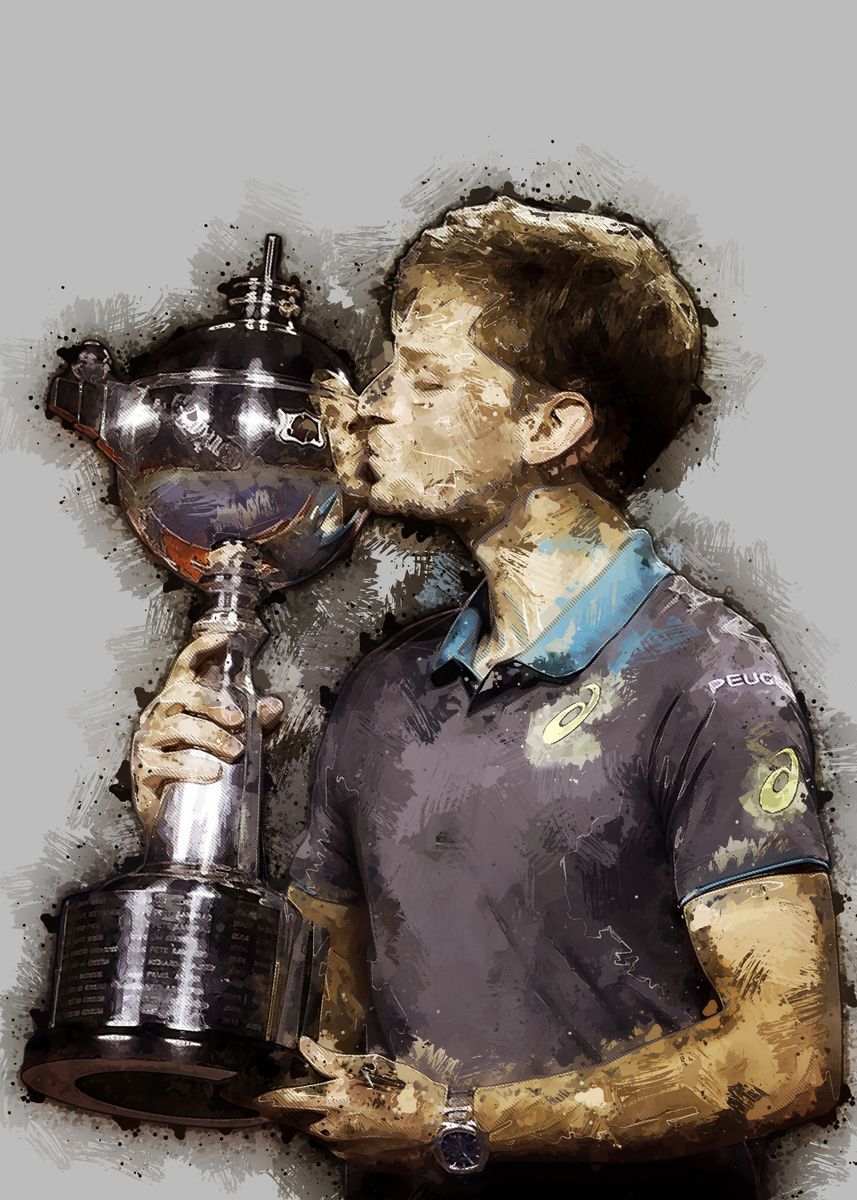 'David Goffin' Poster by VEC Group | Displate