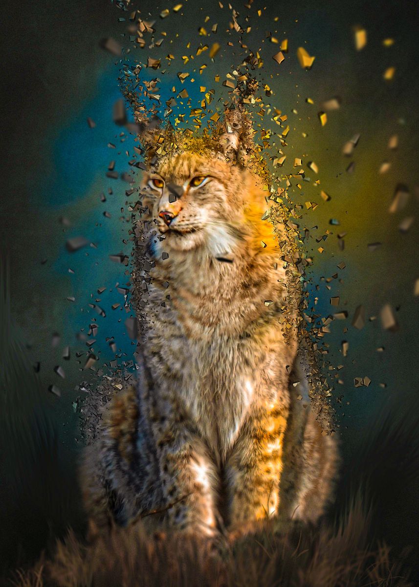 'Le Linx' Poster, picture, metal print, paint by Didier Taillandier ...