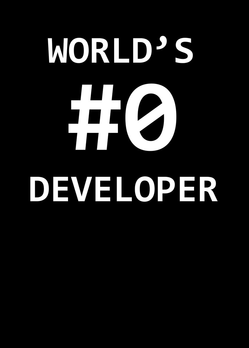 'Software Developer' Poster, picture, metal print, paint by to42 | Displate