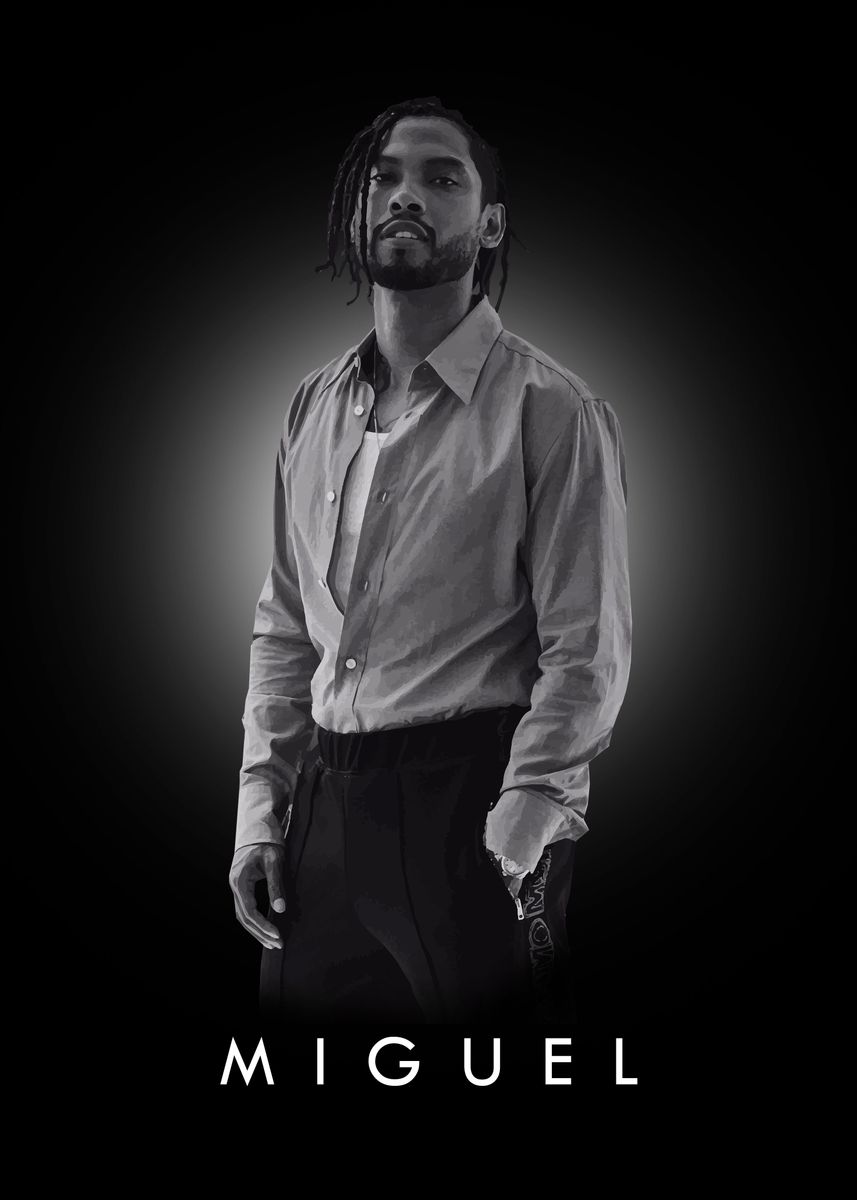 'Miguel' Poster, picture, metal print, paint by Bo Kev | Displate