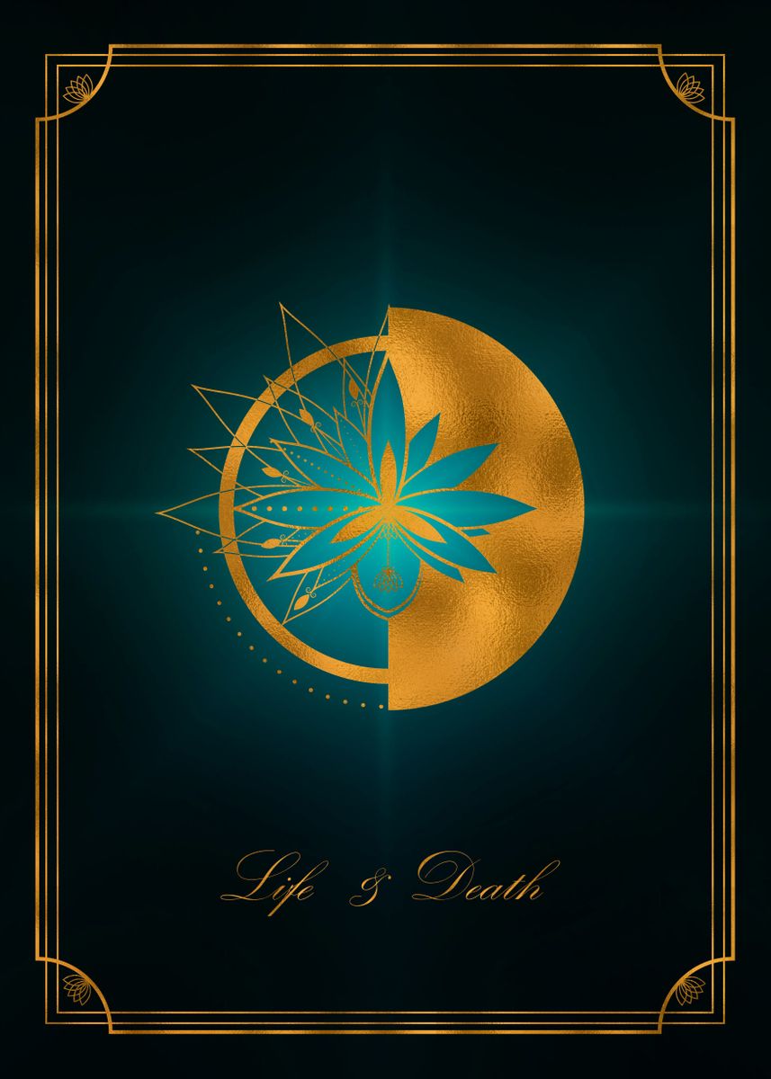 'Life and Death' Poster by Lenajdesign | Displate