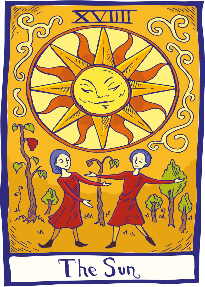 'The Sun' Poster by Geschenkelaune | Displate