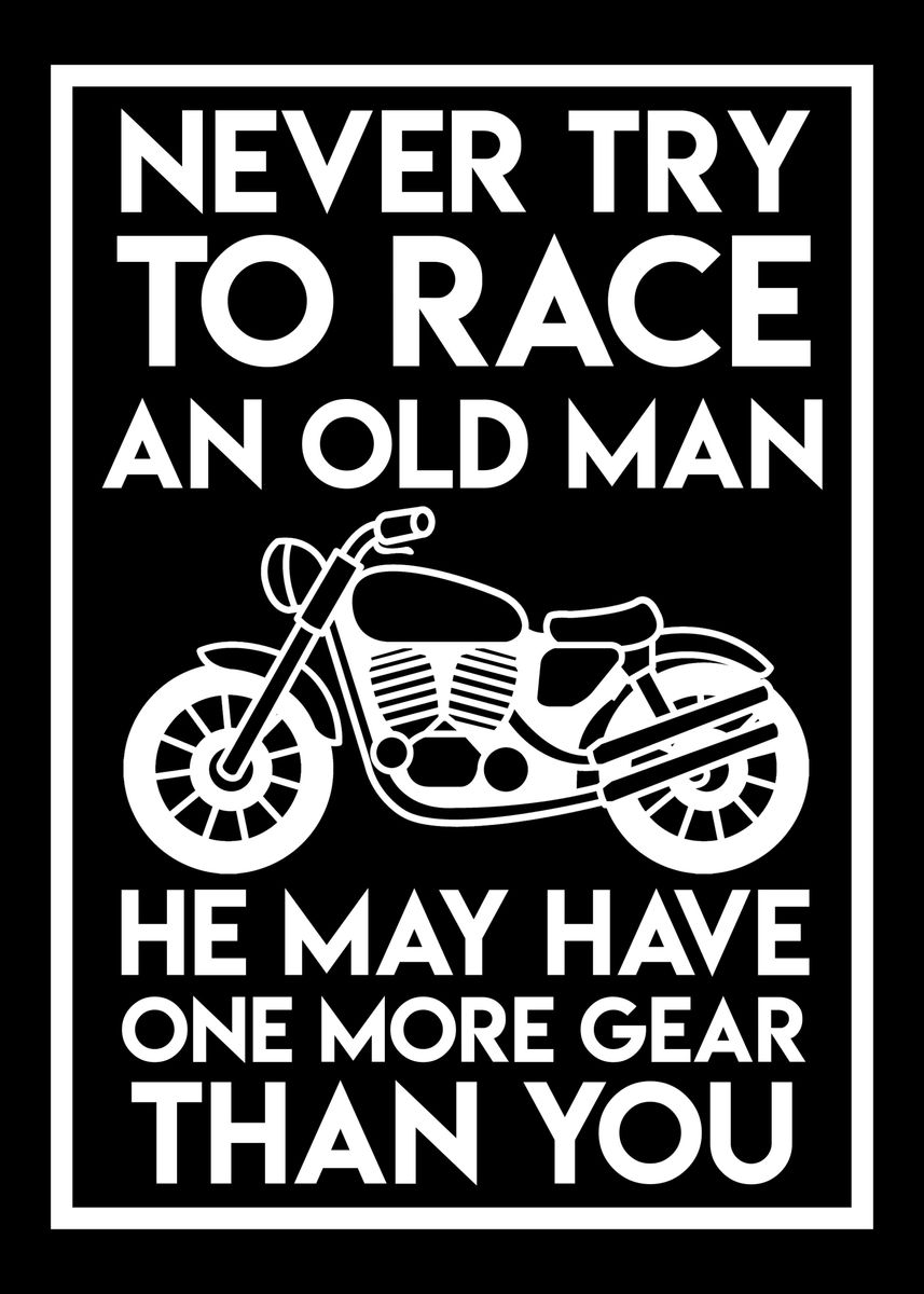 'Motorcycle Biker Racing' Poster, picture, metal print, paint by ...