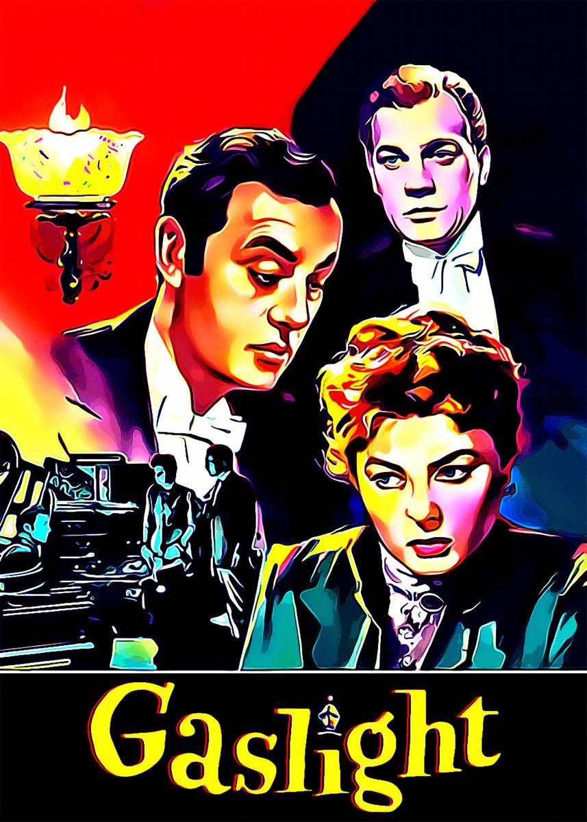 'Gaslight 1' Poster, picture, metal print, paint by Katerina Lim | Displate