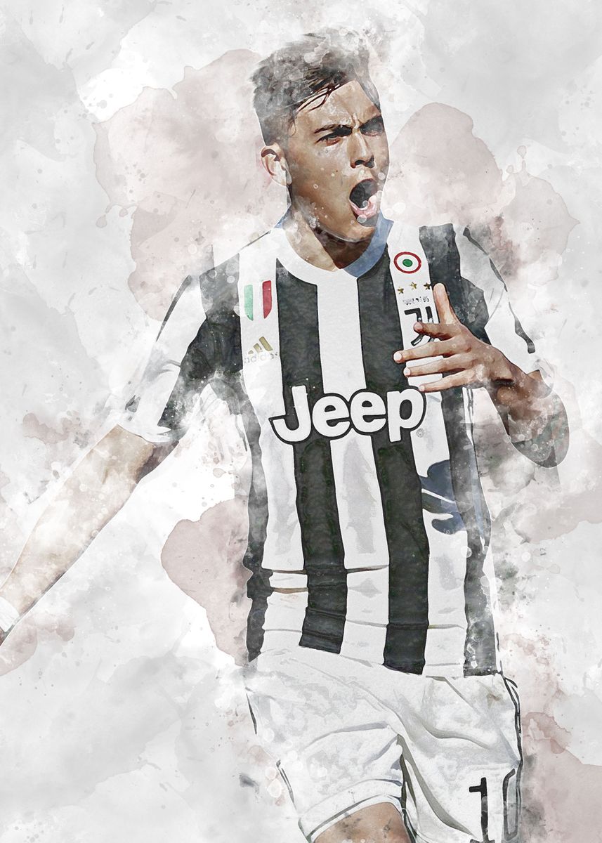 'Paulo Dybala' Poster, picture, metal print, paint by Pierre Yeldell ...