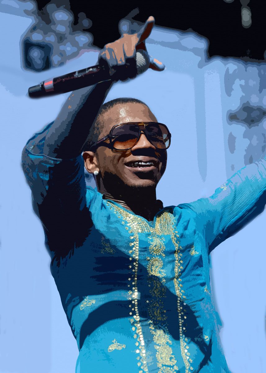 'Lil B' Poster, picture, metal print, paint by Dillon Holden | Displate
