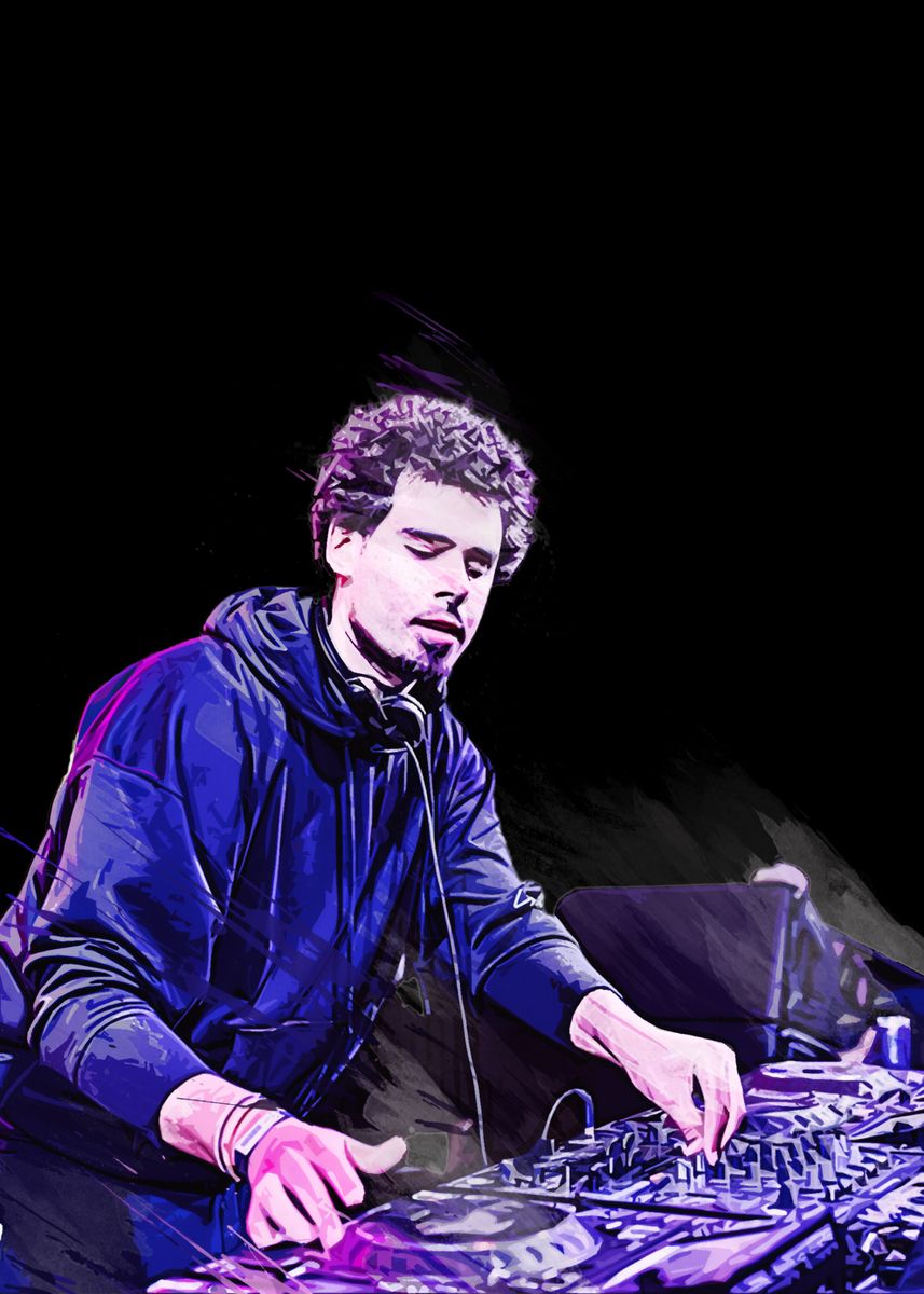 'Afrojack' Poster, picture, metal print, paint by MDA STUDIO | Displate