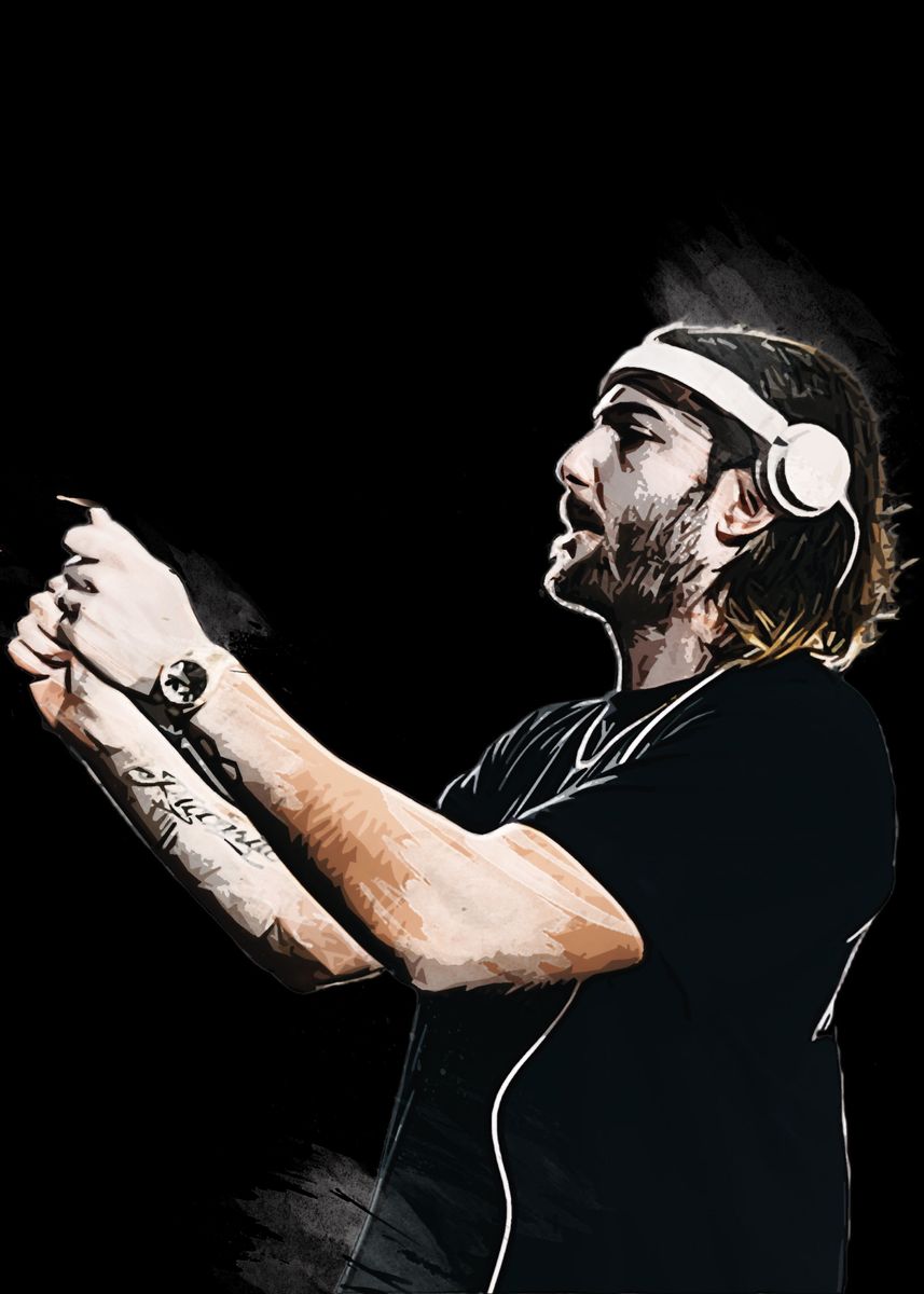 'Alesso' Poster, picture, metal print, paint by MDA STUDIO | Displate