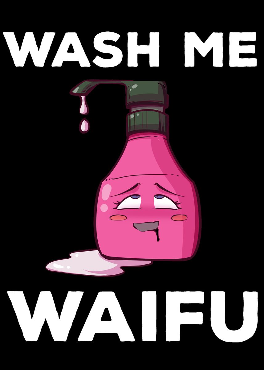 'Anime Otaku Dripping Soap' Poster by Adventurors | Displate