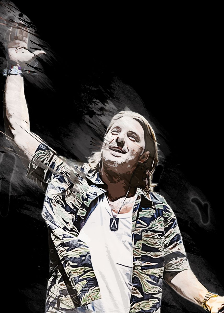 'Axwell' Poster, picture, metal print, paint by MDA STUDIO | Displate