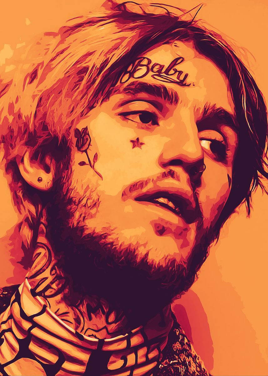 'Lil Peep' Poster by chynna getty | Displate