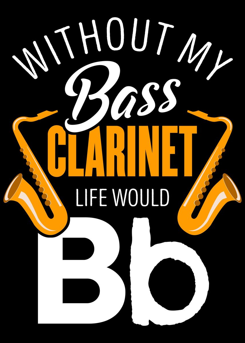 'clarinet' Poster by Hexor | Displate