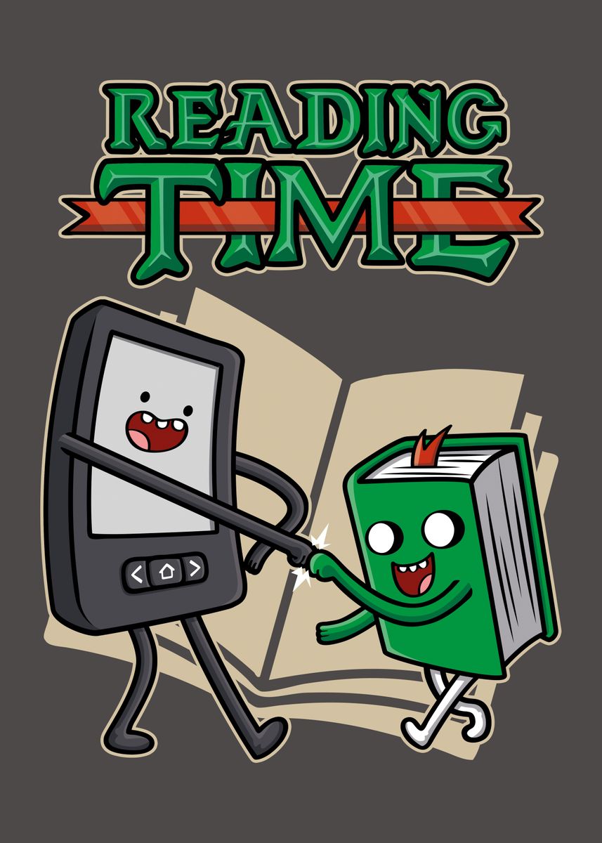 'Reading Time' Poster by Olipop Art and Design | Displate