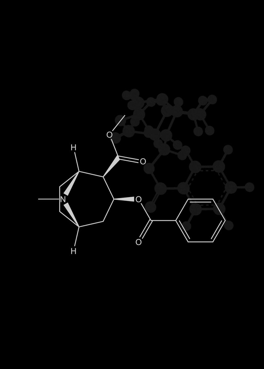 'Cocaine' Poster, picture, metal print, paint by ChemECool | Displate