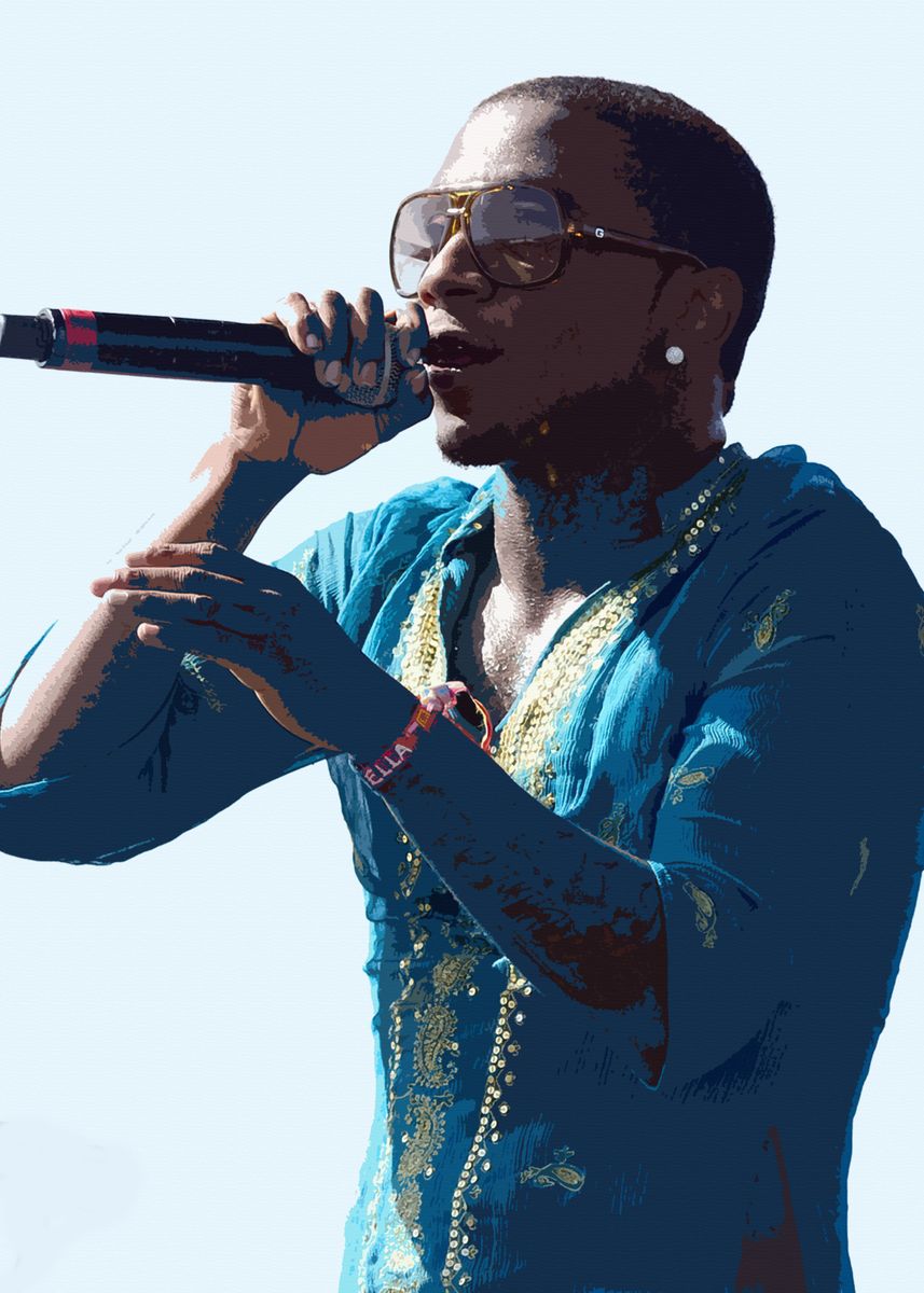 'Lil B' Poster, picture, metal print, paint by Dillon Holden | Displate