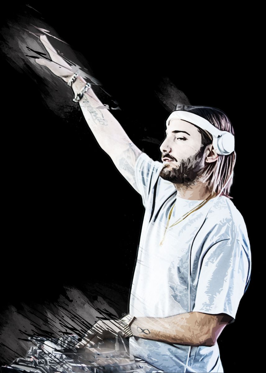 'Alesso' Poster, picture, metal print, paint by MDA STUDIO | Displate