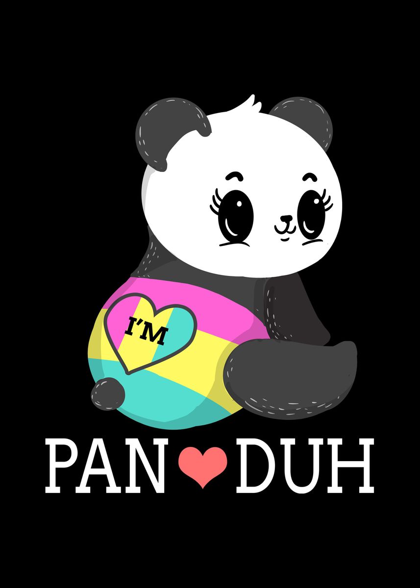 'Im Pan Duh' Poster, picture, metal print, paint by queerappear | Displate