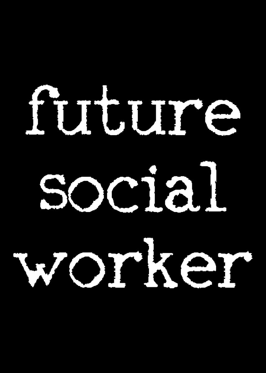 'Social Worker Graduation' Poster by BLVCKPLATE | Displate