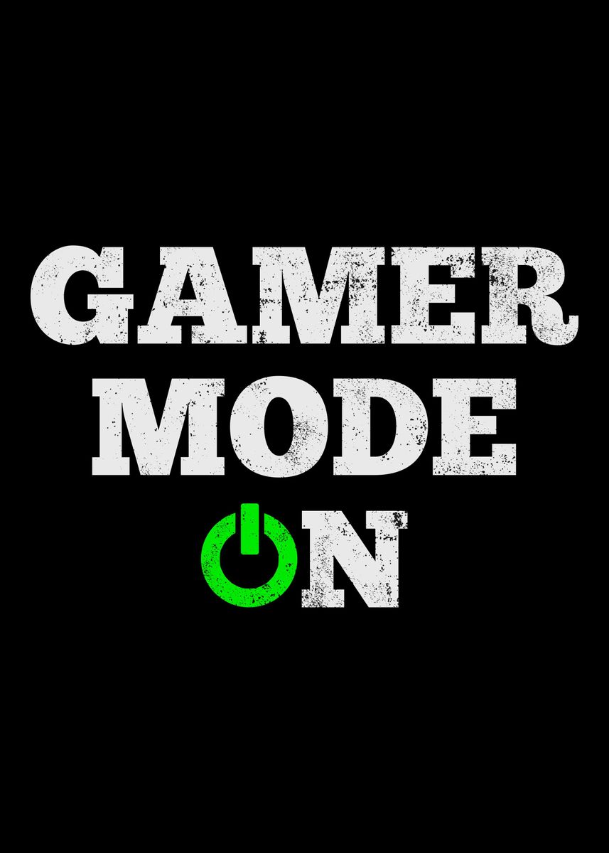 'Gamer Game Gaming' Poster, picture, metal print, paint by BLVCKPLATE ...