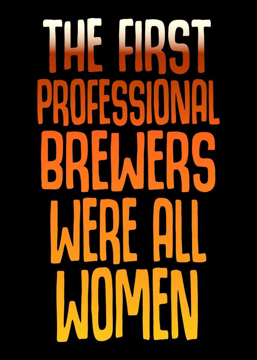 'Beer For Women Female Drin' Poster, picture, metal print, paint by ...
