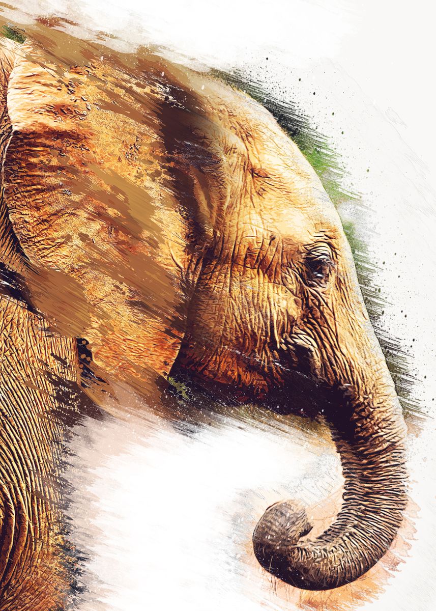 'Elephant' Poster by maystudio | Displate