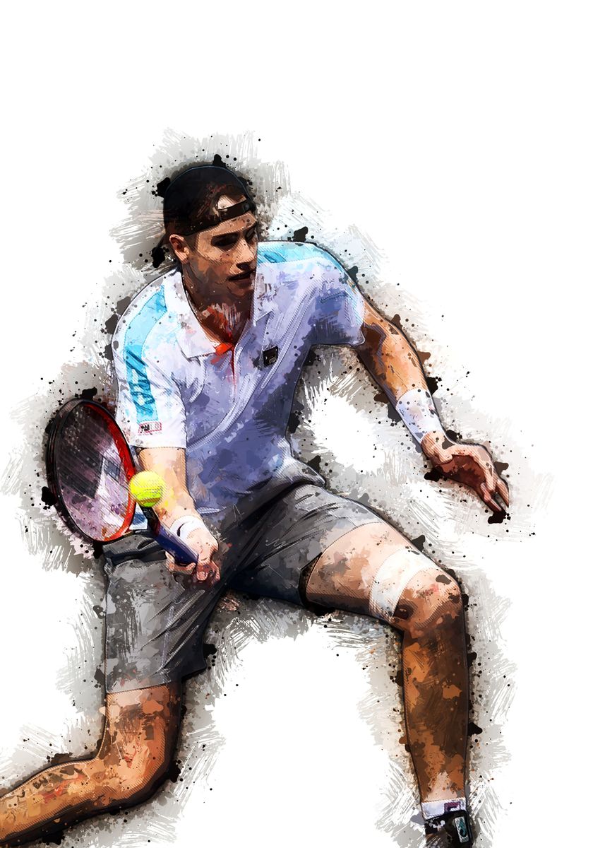 'John Isner' Poster by VEC Group | Displate