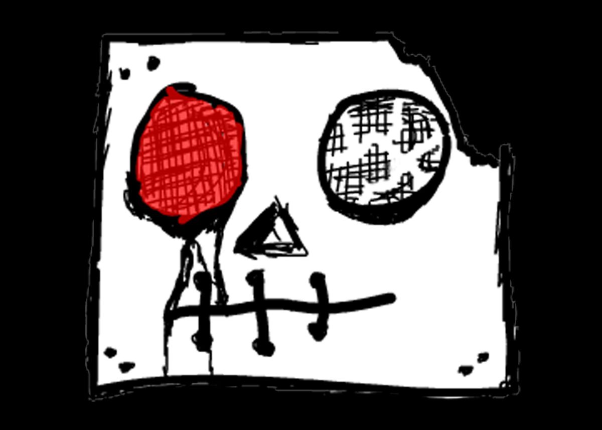 'Red Figure' Poster by VanBlack | Displate