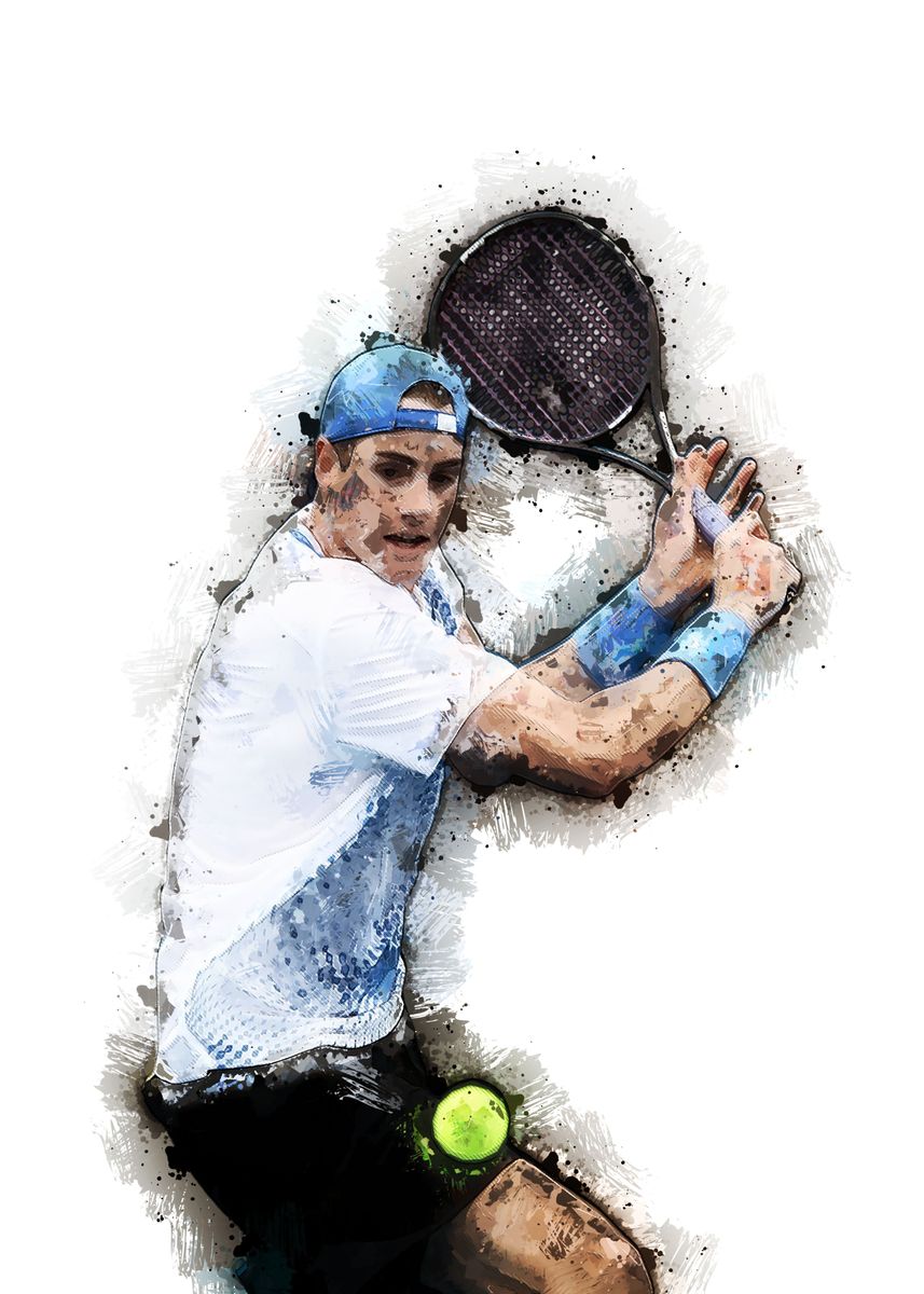 'John Isner' Poster by VEC Group | Displate