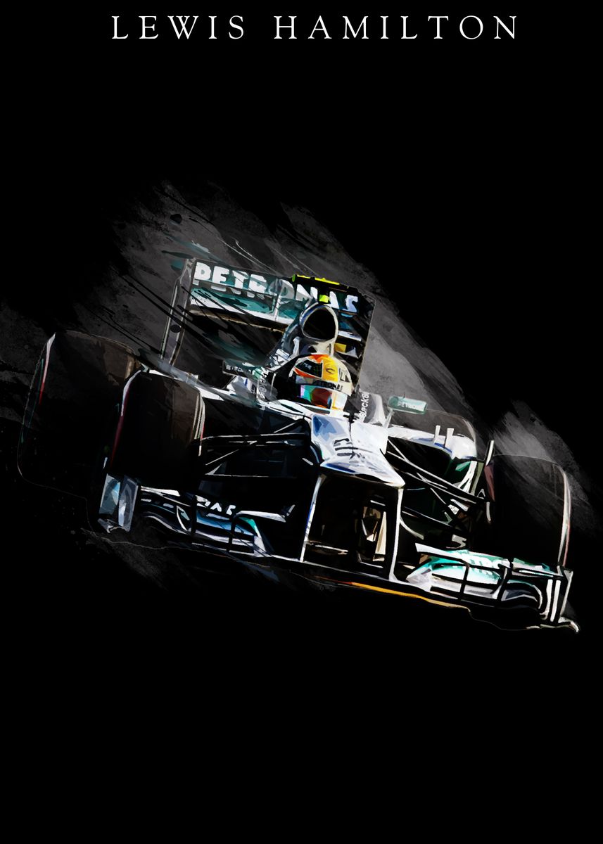 'Lewis Hamilton' Poster by PADA GROUP | Displate