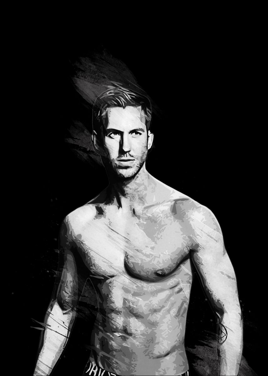 'Calvin Harris' Poster, picture, metal print, paint by MDA STUDIO ...