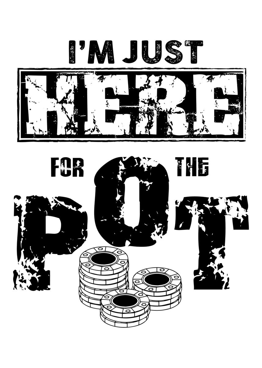 'Im only here for the poke' Poster by TheSpezialBrand | Displate