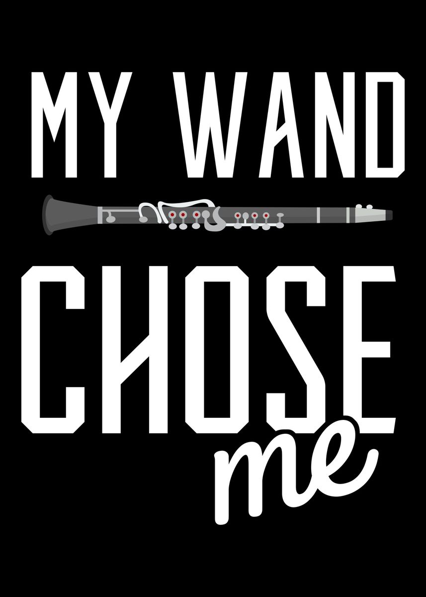 'clarinet' Poster, picture, metal print, paint by Hexor | Displate