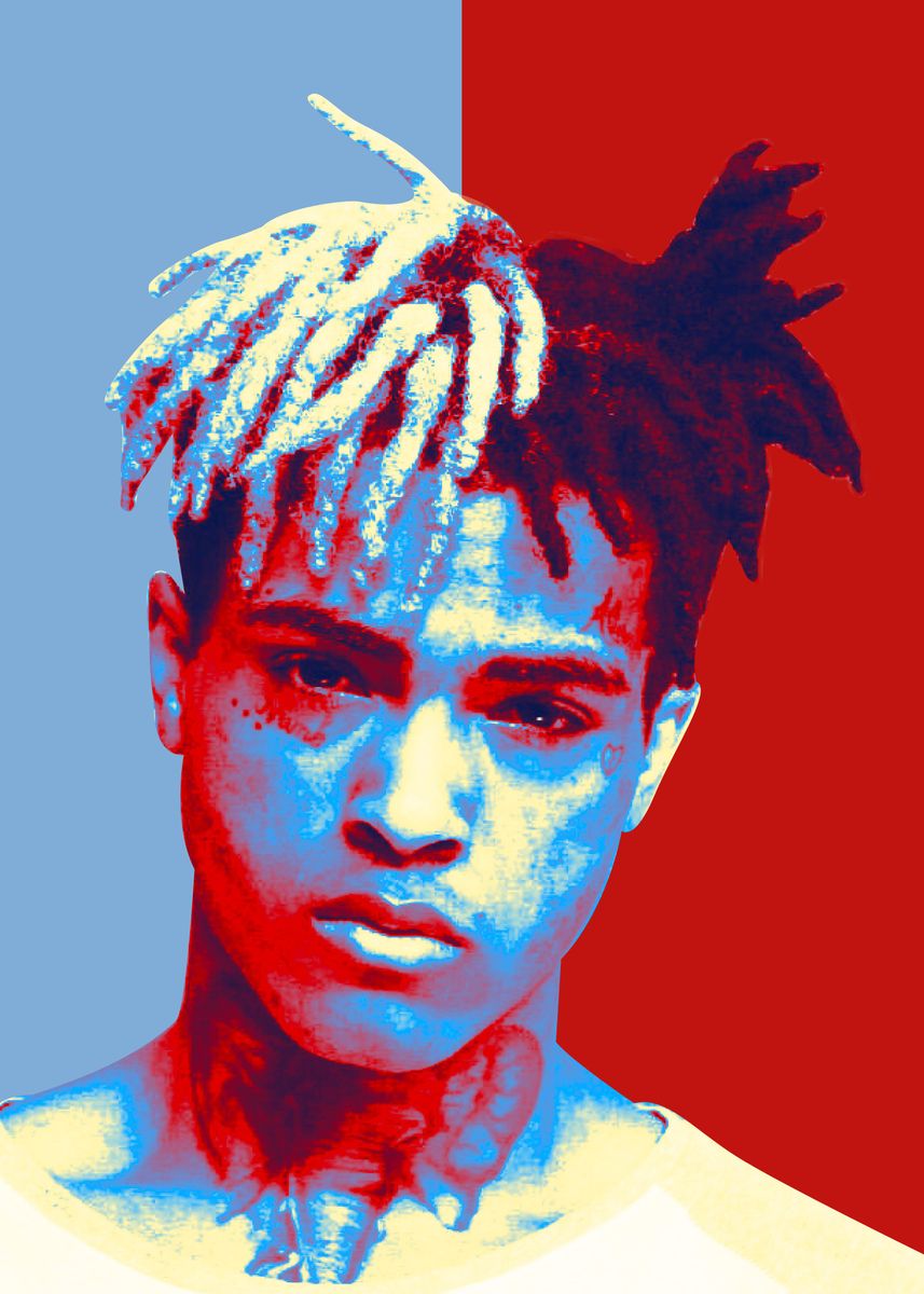 'XXXTentacion Rapper Rap US' Poster, picture, metal print, paint by ...