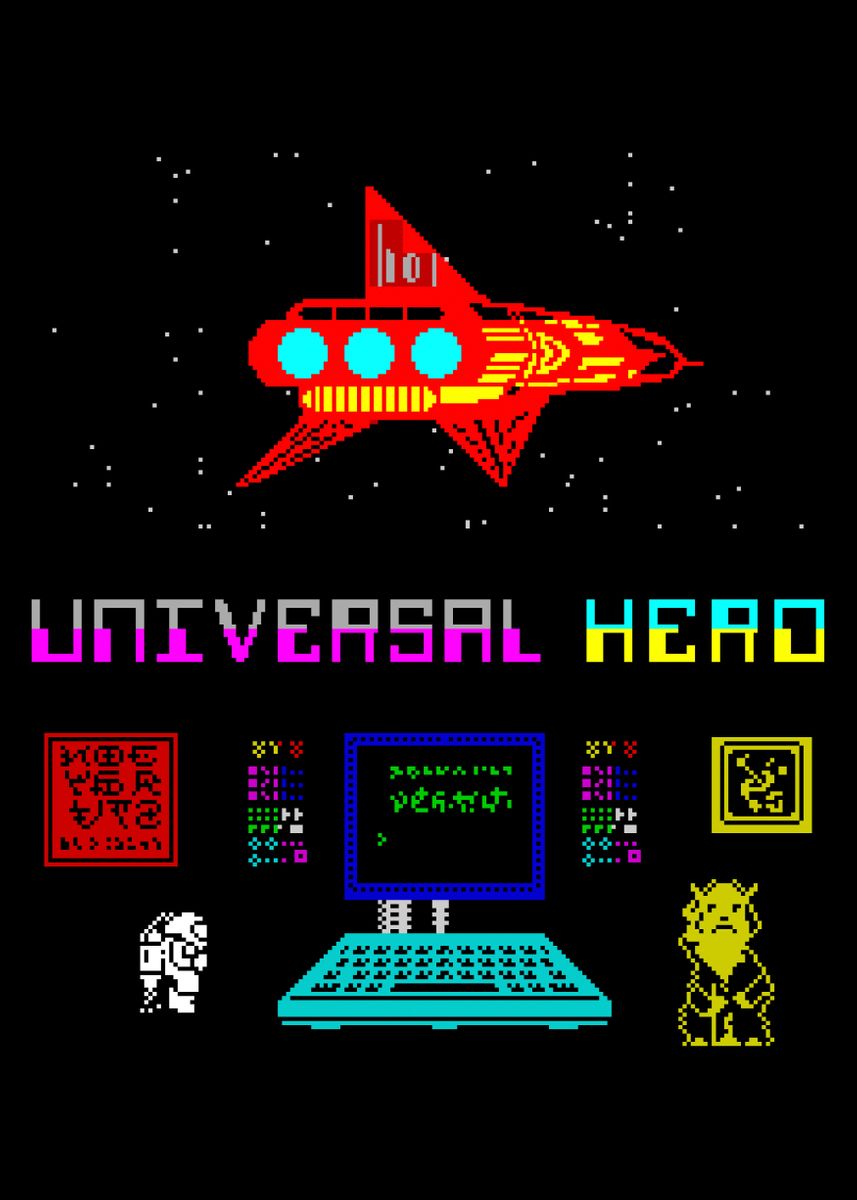 'Universal Hero' Poster by ilovespectrum | Displate