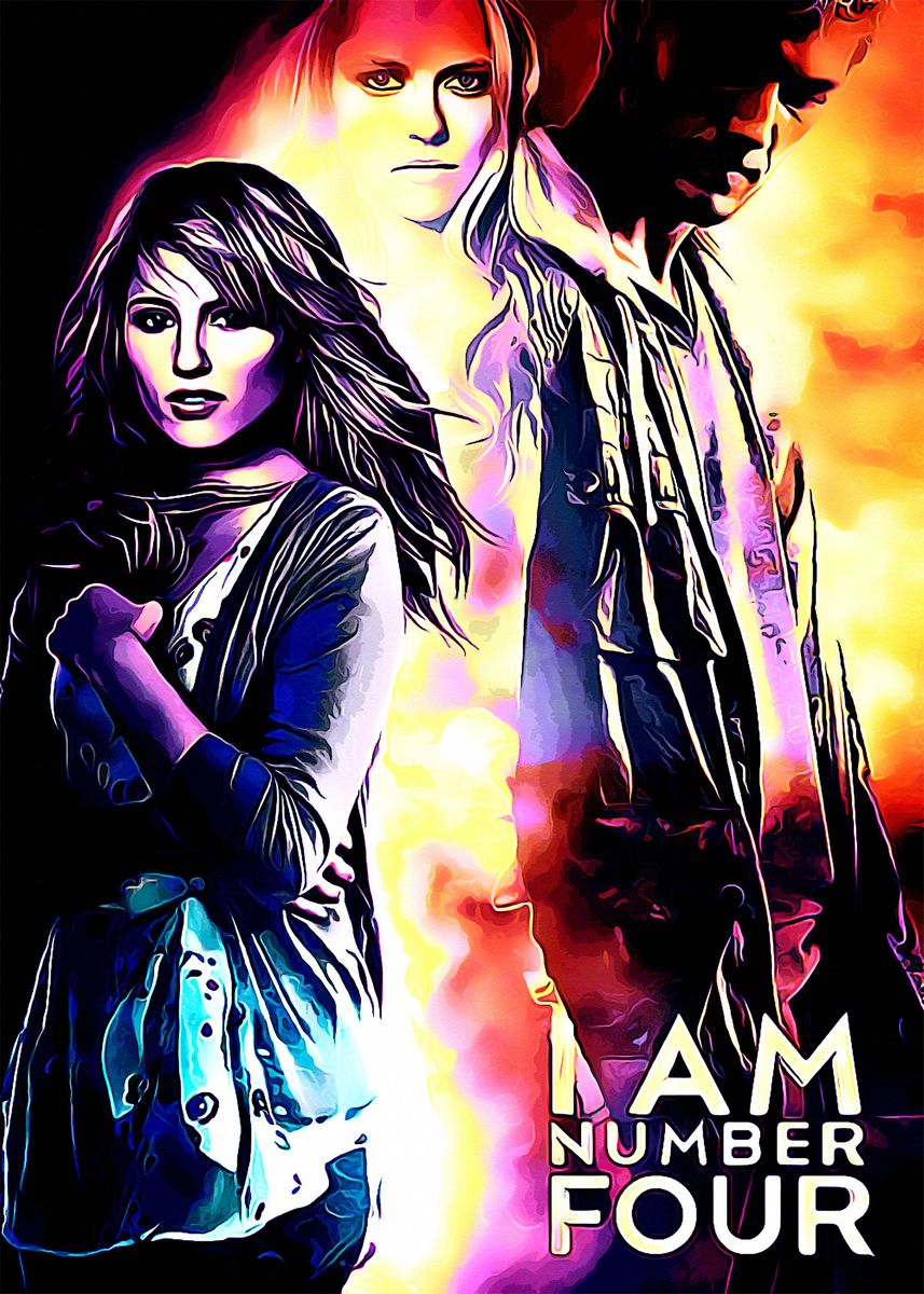 'I Am Number Four 2' Poster, picture, metal print, paint by Katerina ...